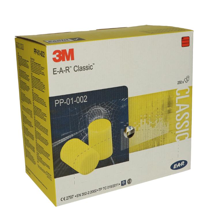 3M EAR CLASSIC FOAM EARPLUGS BOX 250 – Charnwood Supplies