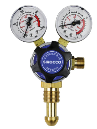 OXYGEN SINGLE STAGE 2 GAUGE REGULATOR 10 BAR – Charnwood Supplies