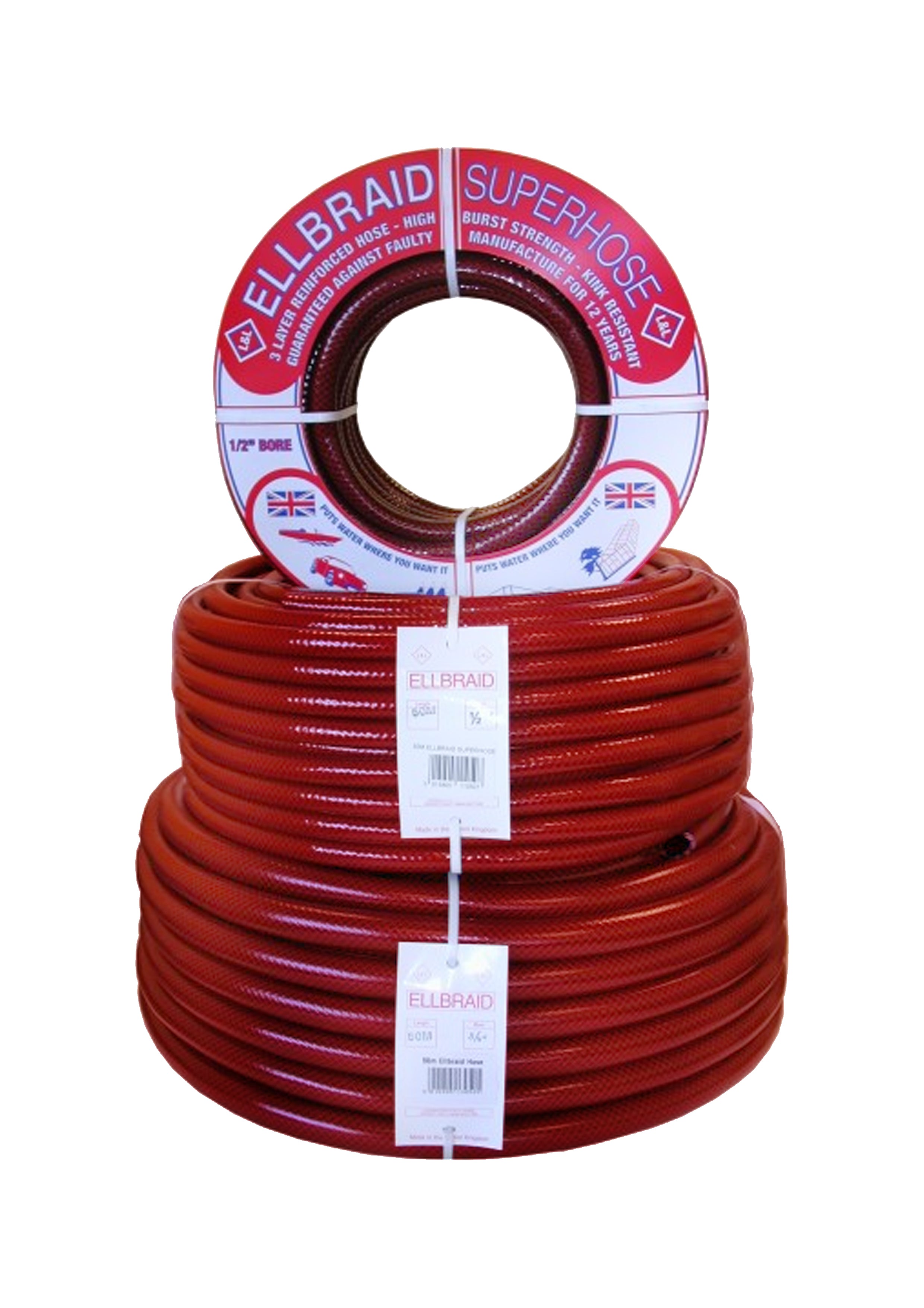 Red Ellbraid Super Hose – Charnwood Supplies