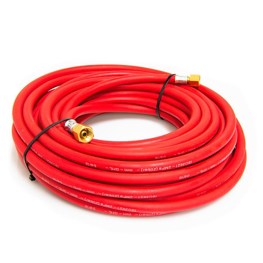 ACETYLENE HOSE 10MM X 5 METRE C/W 3/8" FITTINGS – Charnwood Supplies