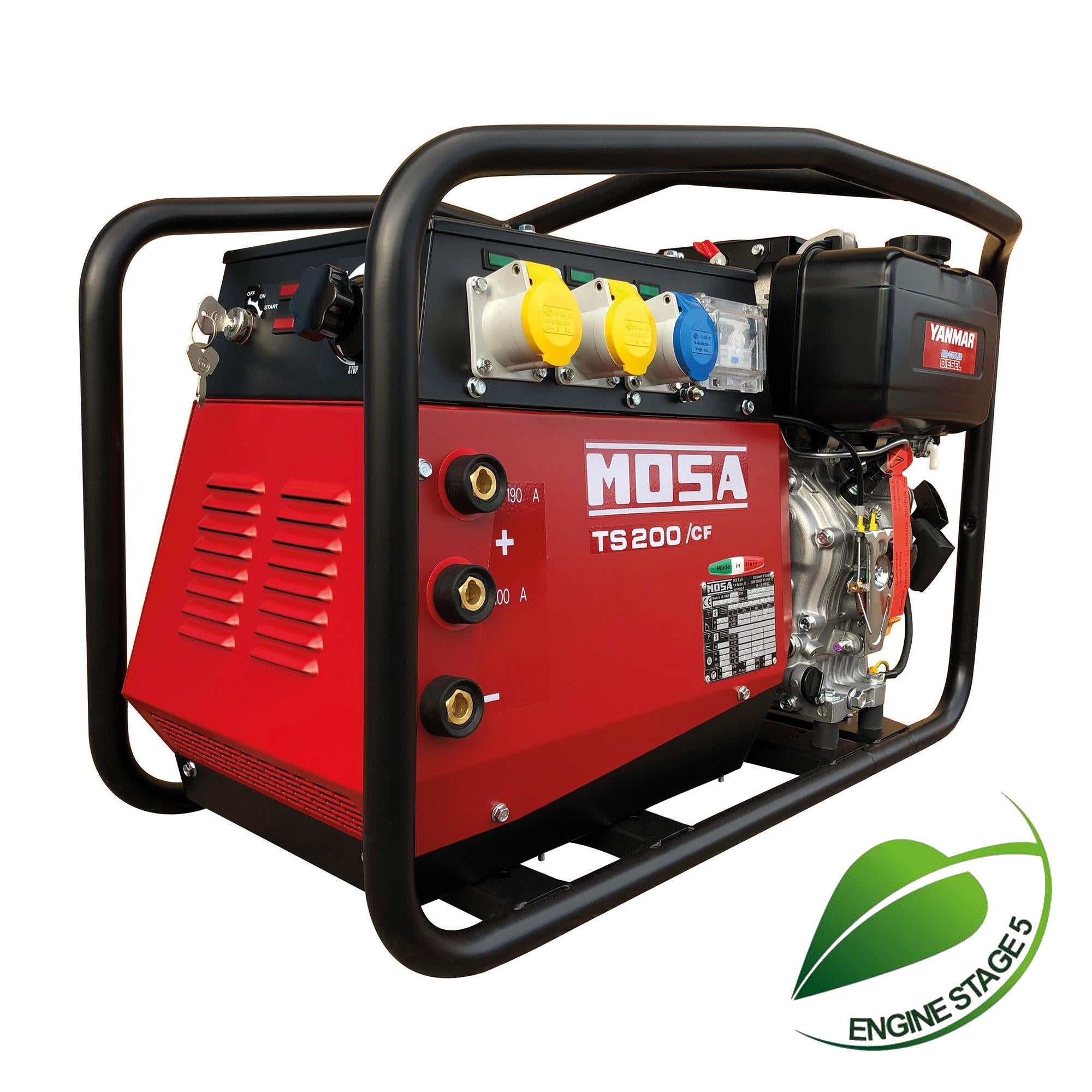 MOSA TS200 BS/EL PETROL WELDER GENERATOR – Charnwood Supplies